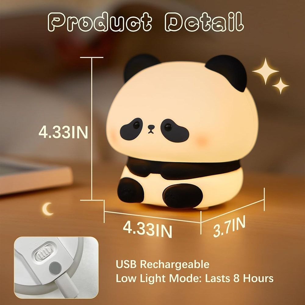 Silicone Animal Night Lamp Dimmable Squishy LED Lamp Accessories Night ...