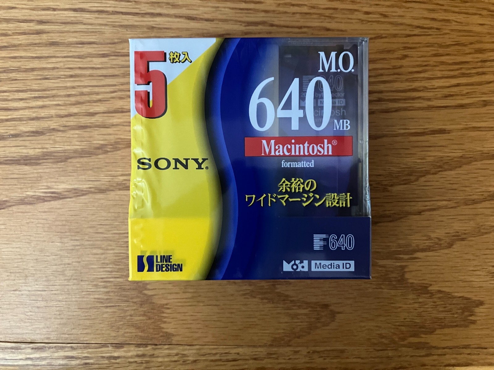 SONY MO 640MB Magneto Optical Disk Macintosh Format JAPAN for sale ...