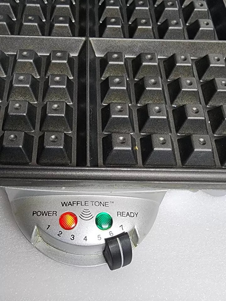 VILLAWARE UNO BELGIAN 4 SQUARE Waffle Maker Baker Model 2001 | eBay