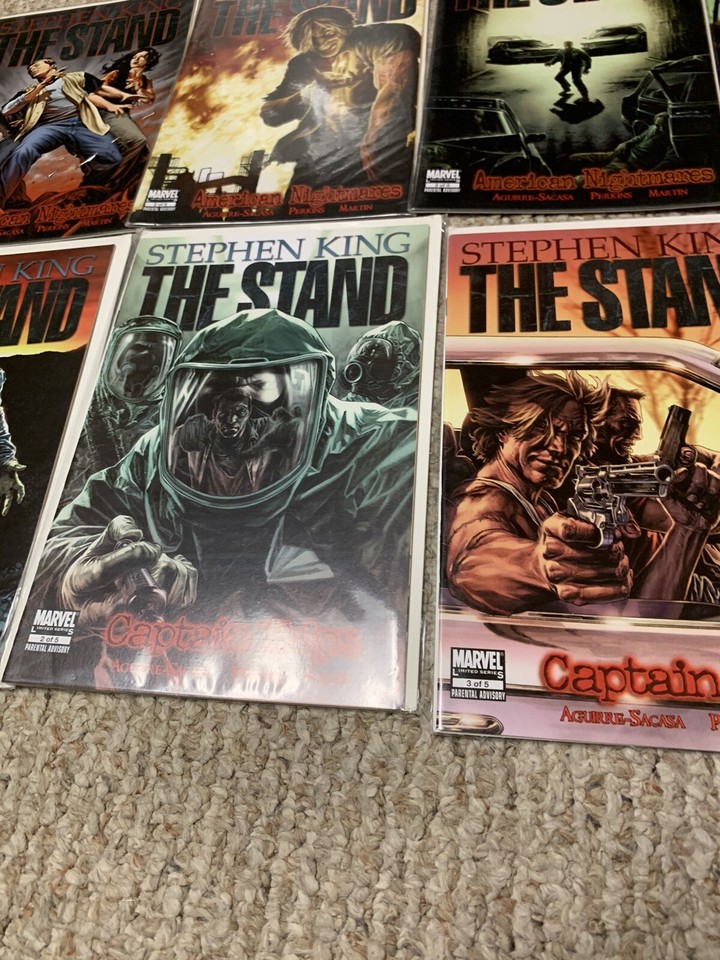 STEPHEN KING The Stand Captain Trips & American Nightmare VF/NM Marvel ...