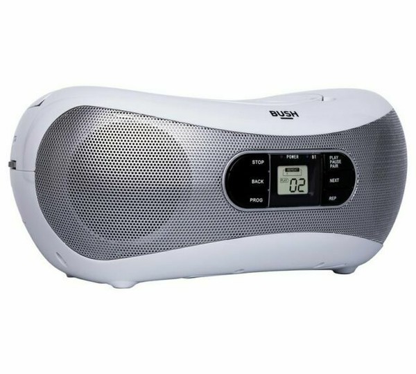 Bush Boombox Bluetooth/CD/FM Radio - White for sale online | eBay