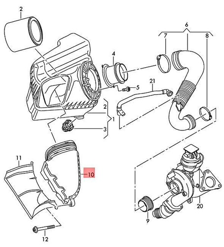 Genuine AUDI A6 Avant S6 quattro A7 Sportback audi Intake Air Duct ...