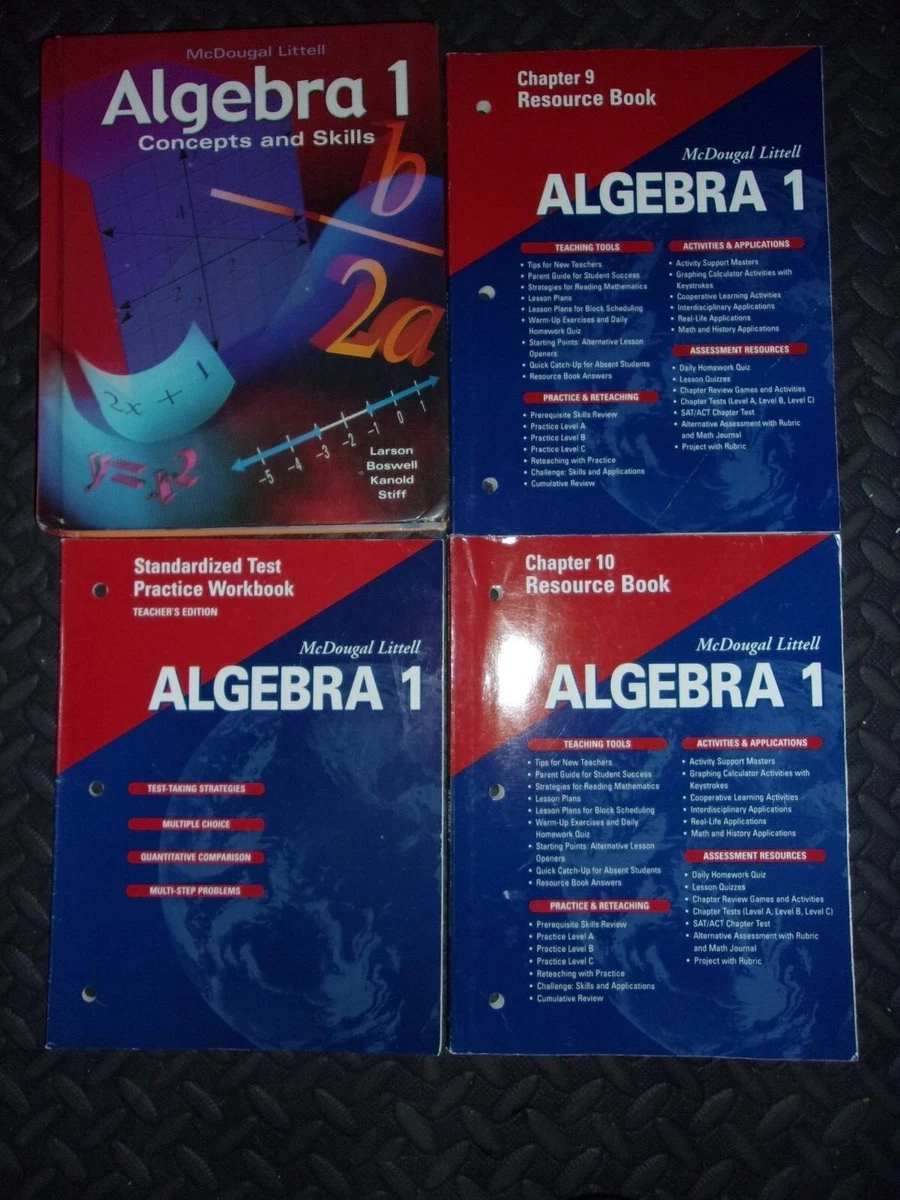 Algebra 1 Textbook Mcdougal Littell