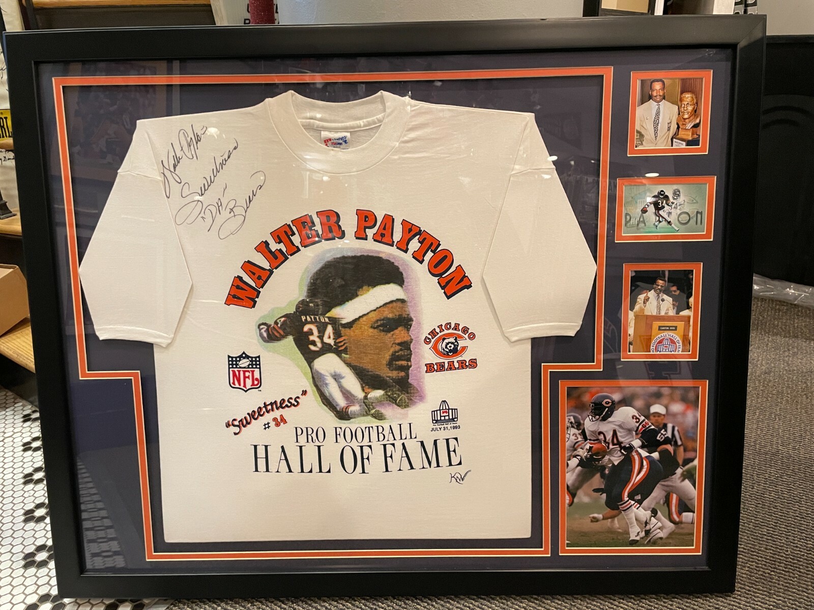 Walter Payton Autographed Memorabilia | Signed Photo, Jersey ...