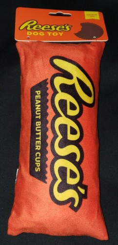 Reese's Peanut Butter Cups - Plush Dog Toy - Crinkle Filling & Squeaker ...
