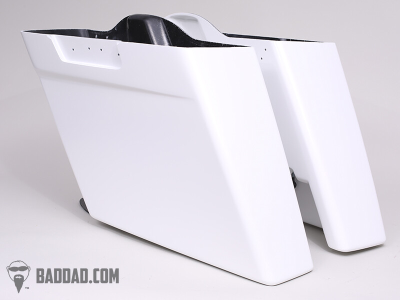 Bad Dad Summit Saddlebag Kit w/ 905 Chrome Taillights & Black Plate ...