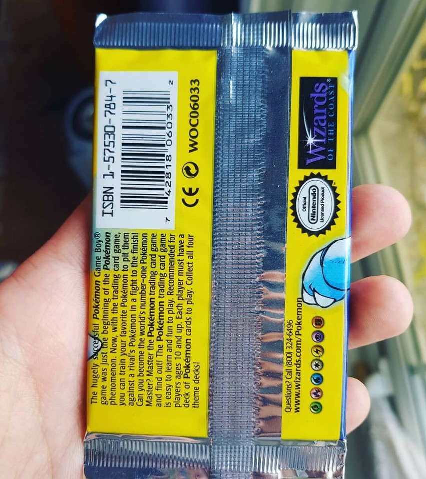 1999 Pokemon 1st First Edition Shadowless Base Set Booster Pack ...