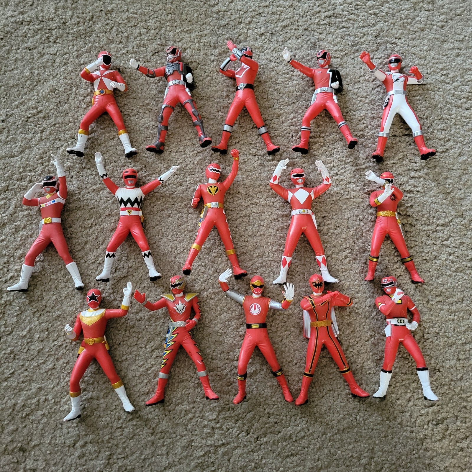 Epic Red Ranger Power Ranger Collection Disney Store Complete Mighty ...