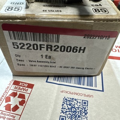 NEW GENUINE OEM LG Washer Hot Inlet Valve 5220FR2006H 5220FR1280F ...