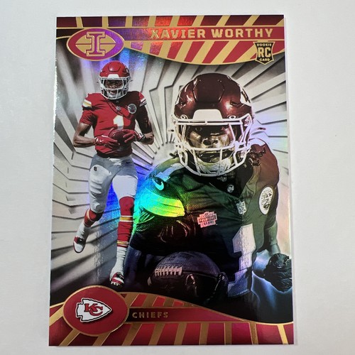 Xavier Worthy Rookie Card- 2024 Panini Illusions Base RC #45 Kansas ...