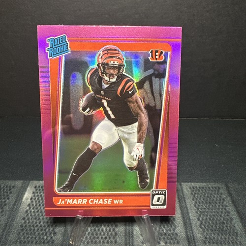 2021 Panini Donruss Optic - Rated Rookie Pink #207 Ja'Marr Chase SP | eBay