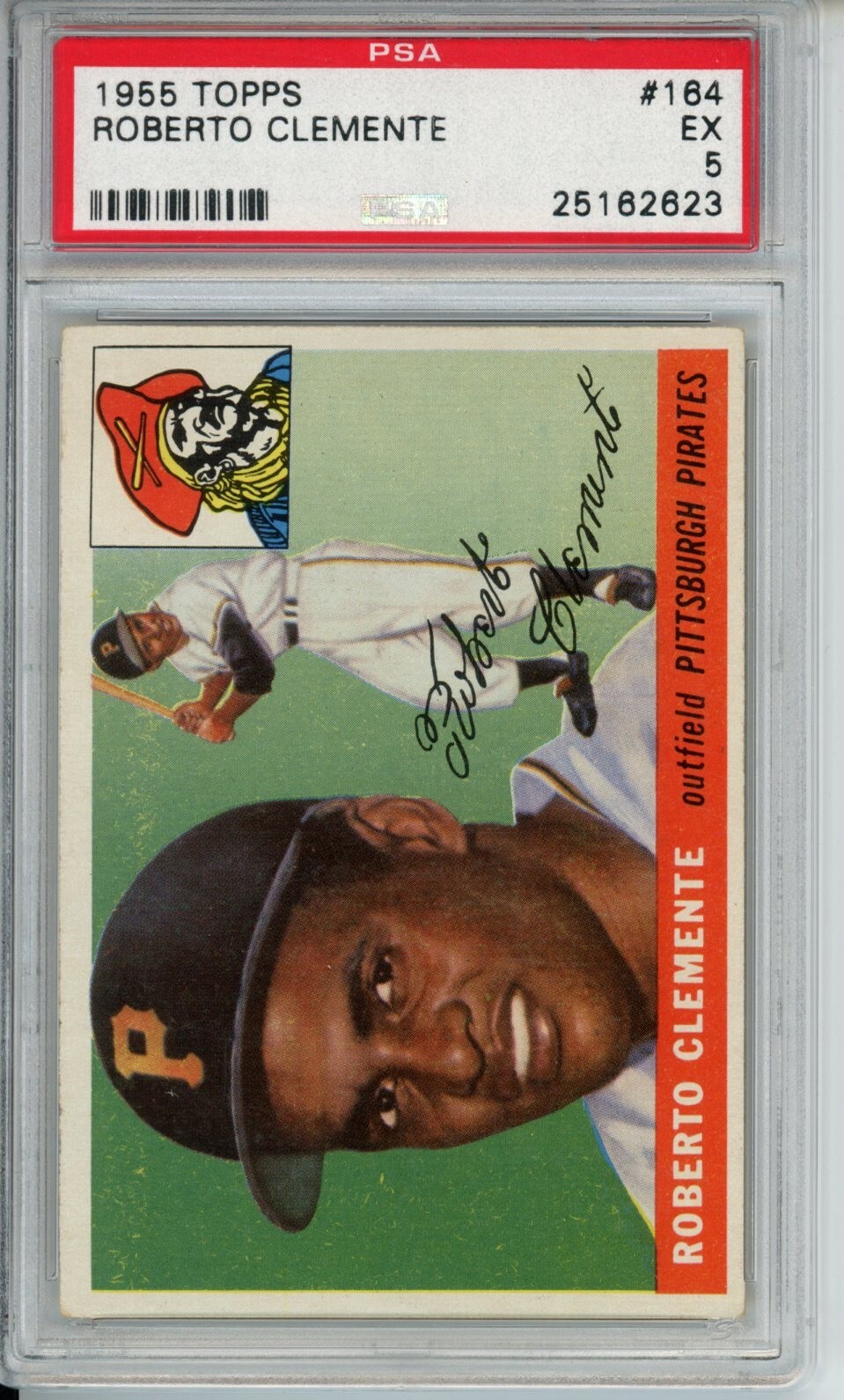 1955 TOPPS #164 ROBERTO CLEMENTE ROOKIE PSA 5 | eBay