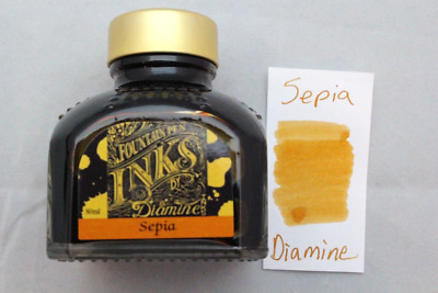 Diamine 80ml Fountain Pen Bottled Ink Sepia | eBay
