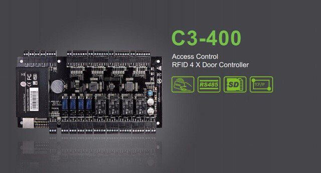 ZKTeco C3-400 4 Door ID Card Reader Access Control Zk board ip for ...