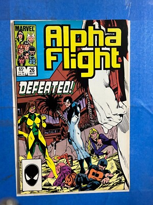 Alpha Flight #26 DEFEATED! Marvel Comics 1985 | Combined Shipping B&B ...