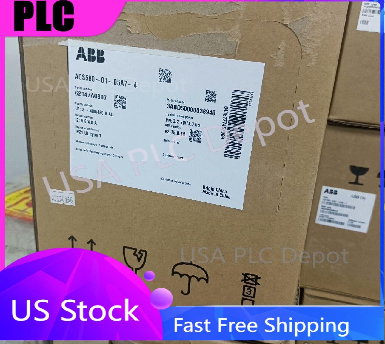 1PCS NEW ACS580-01-05A7-4 ABB Frequency Converter ACS580-01-05A7-4 | eBay