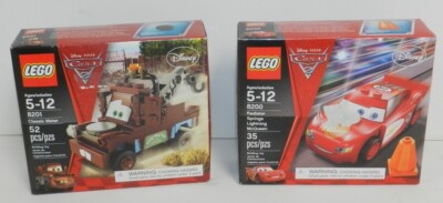 Lego Disney Cars 8201 Classic Mater 8200 Lightning McQueen Building ...