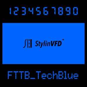 VFD Display Color Filter-TechBlue-For vintage Calculator CASIO,TOSHIBA ...