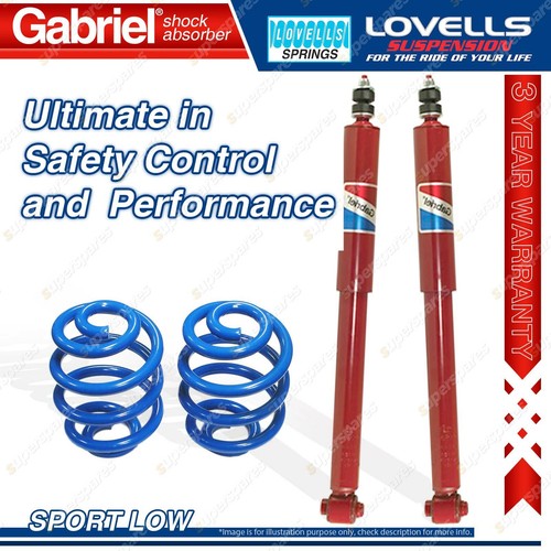 Rear Sport Low Gabriel Guardian Shocks + Coil Springs for Holden ...