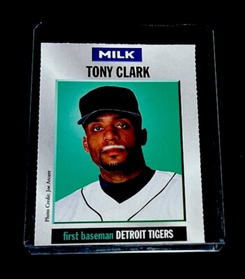 TONY CLARK RARE SPORTS ILLUSTRATED FOR KIDS SI GOT MILK DETROIT TIGERS ...