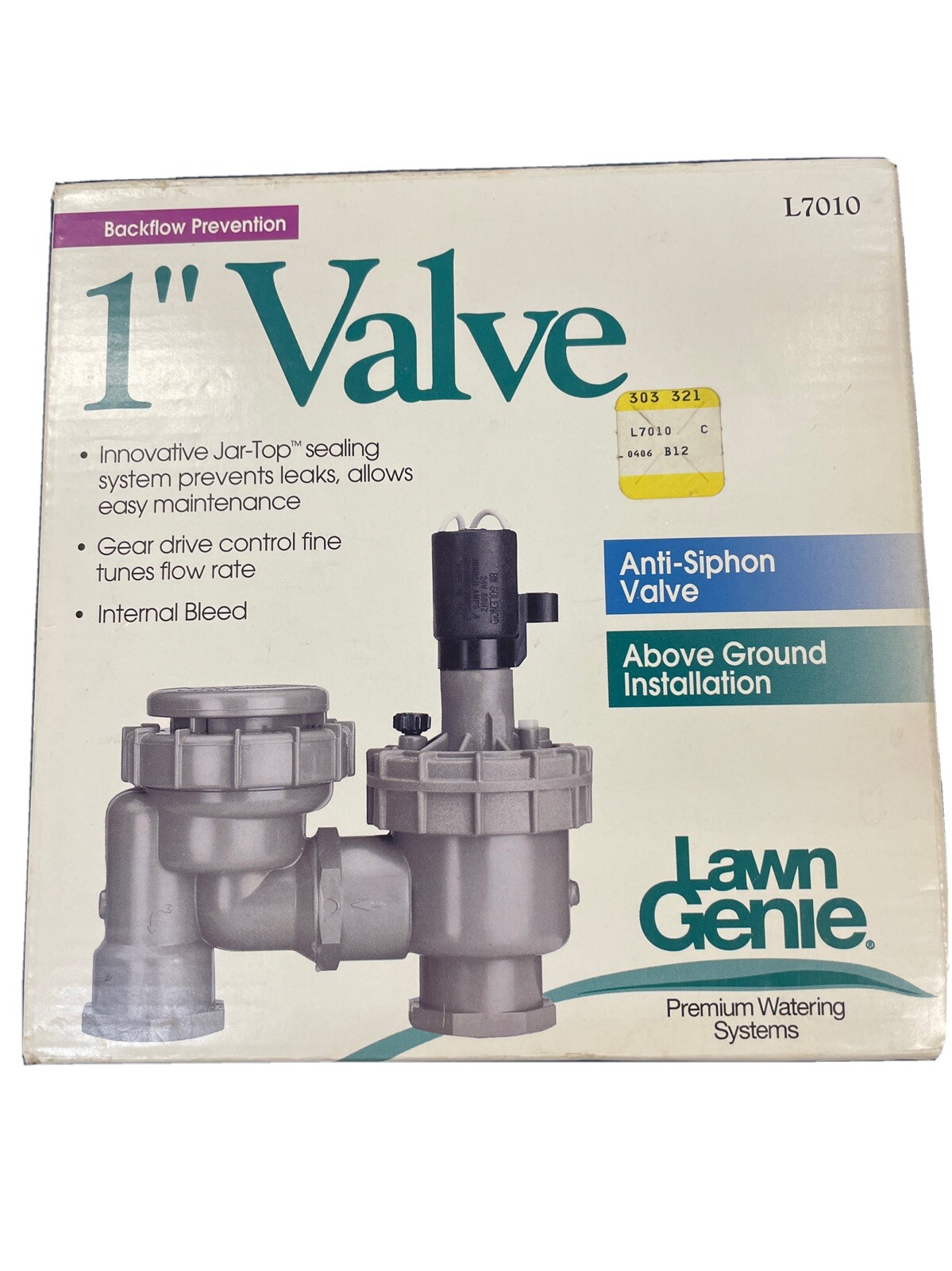 L7010 Lawn Genie for TORO 1 Inch 1" Anti-Siphon Valve Backflow ...
