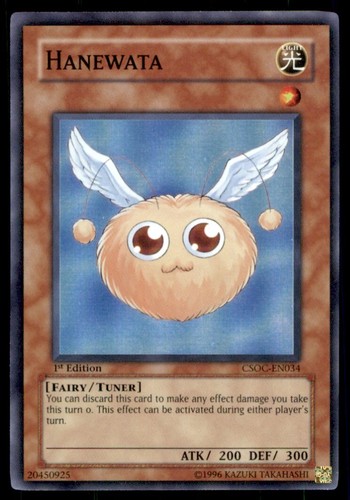 Yu-Gi-Oh! 1st Edition Hanewata #CSOC-EN034 Light Play | eBay