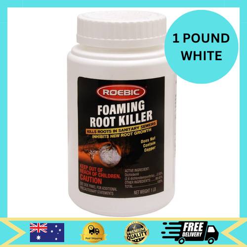 Roebic FRK-1LB Foaming Root Killer Clear Pipes Stop Growth Plumbing ...