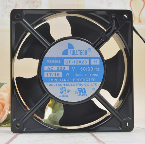 1Pc FULLTECH Fan UF-12A23 H AC 230V 17/15W 12038 12CM 2 wire cooling ...