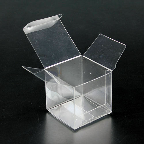 50-900pc Clear Plastic PVC Tuck Box Party Wedding Favor Retail Display ...