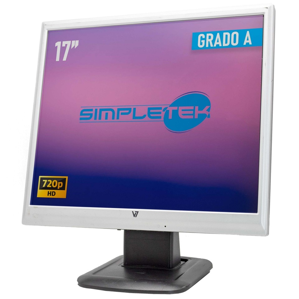 V7 VIDEOSEVEN S1711 Pantalla Monitor LCD Display 17" 4:3 5:4 VGA ...
