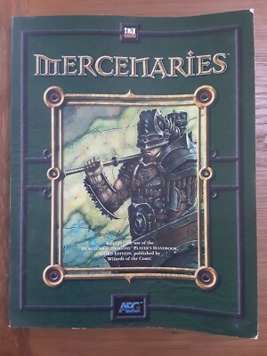 Dungeons And Dragons, Mercenaries d20 System Book, 2002, AEG 8511, D ...