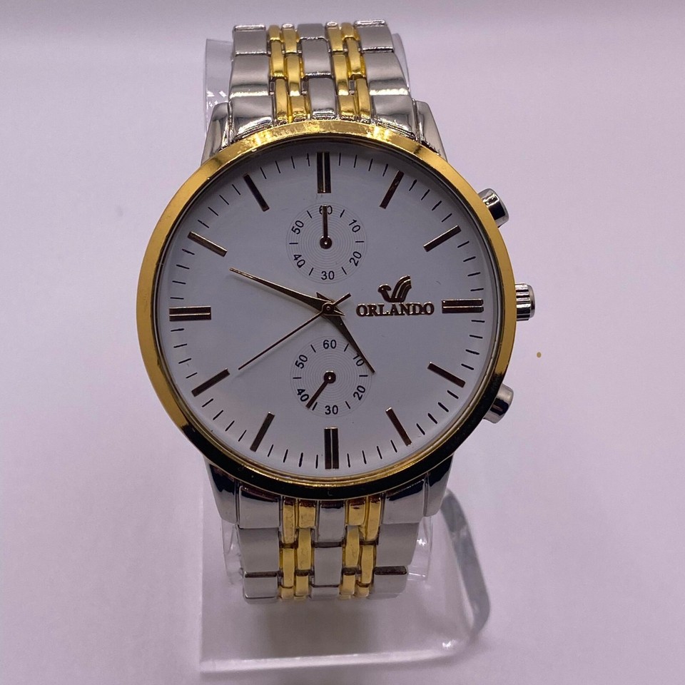 New Gold and Silver Orlando Watch - Stainless Steel, 3 Bar water ...