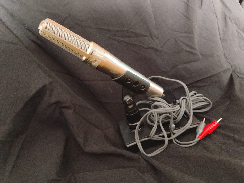 Realistic One Point Stereo Microphone with Stand #33-2012 3.5mm plugs ...