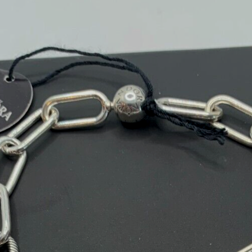 Authentic Pandora ME Chunky Chain Link Silver Bangle Bracelet 20cm/7.9 ...