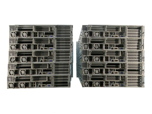 Lot of 10 SuperMicro 6028U-TR4T+ 2U Barebone SuperServer w/ X10DRU-i+ ...