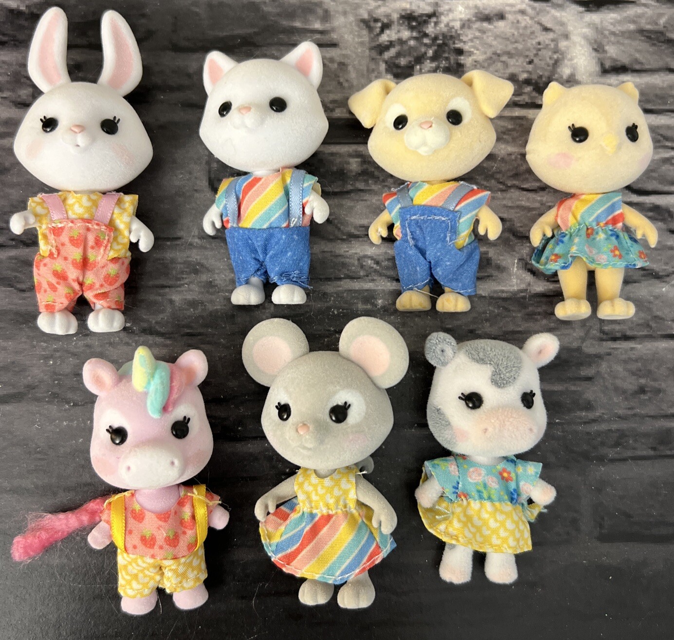 Lot of 7 Calico Critters Sylvanian Families | Nice Condition | Fast ...