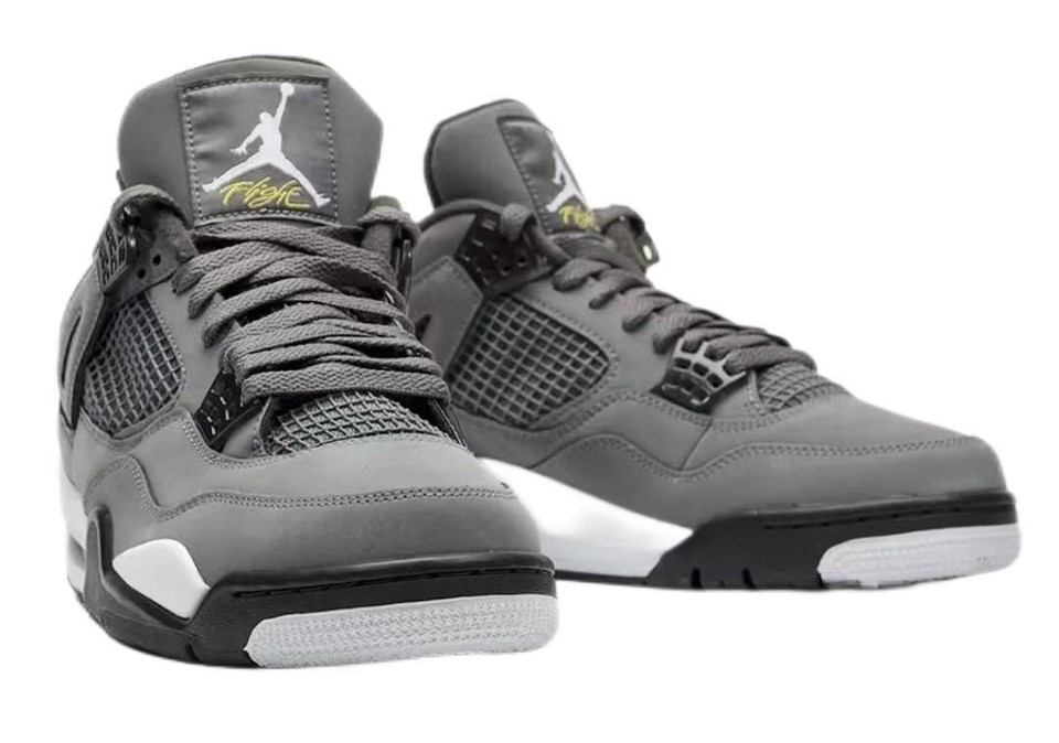 Nike Air Jordan 4 Retro Low Cool Grey Jordon 4 AJ4 Cool Grey 308497-007 ...