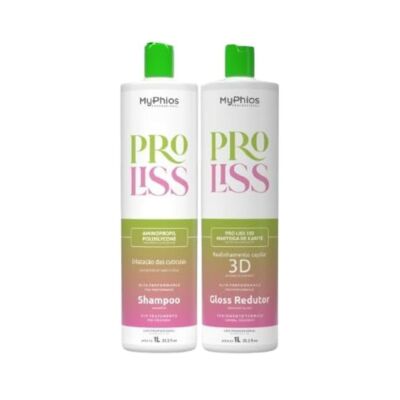 My Phios Pro Liss Hair 3D Keratin Progressive Brush Volume Reducer 2x ...