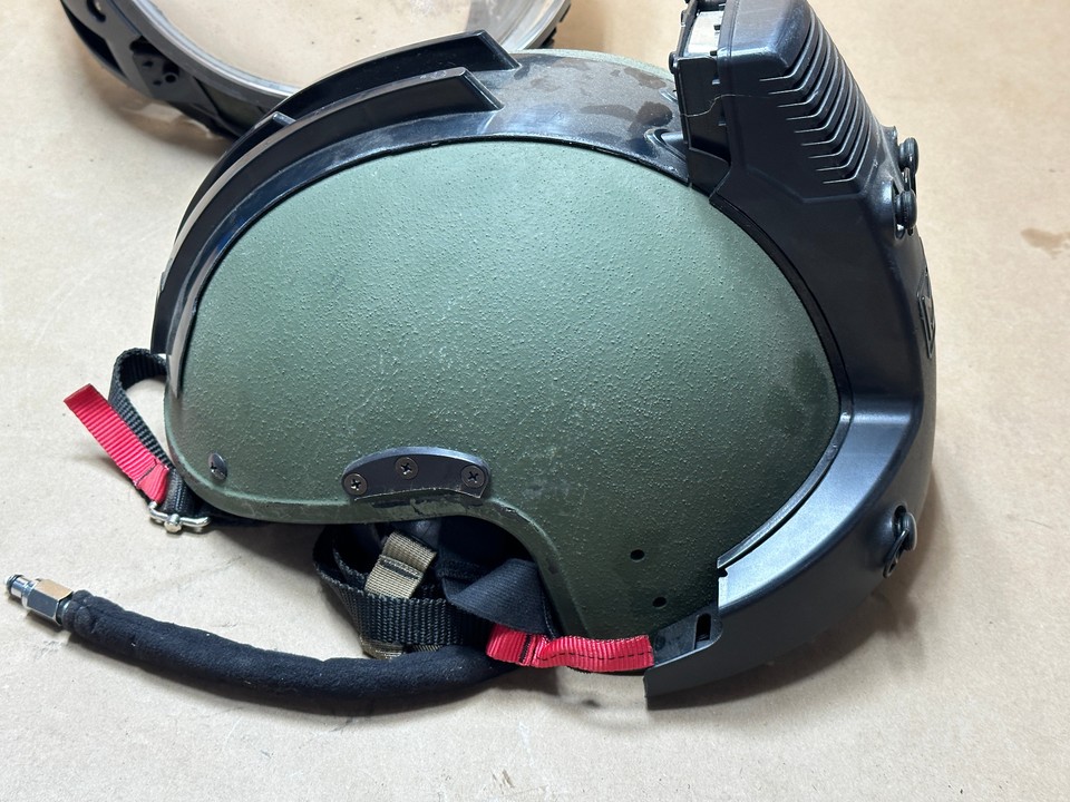 Med-Eng EOD 10 Bomb Suit Helmet Broken AS-IS Olive Green 4980200 ...