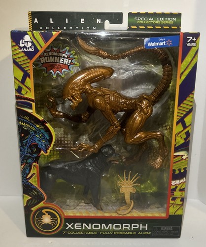 Lanard Alien Figure Xenomorph Runner Action Figure (7") With Rottweiler ...