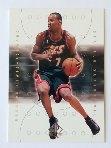 2000-01 SP Authentic Basketball #77 Rashard Lewis Supersonics (B) | eBay