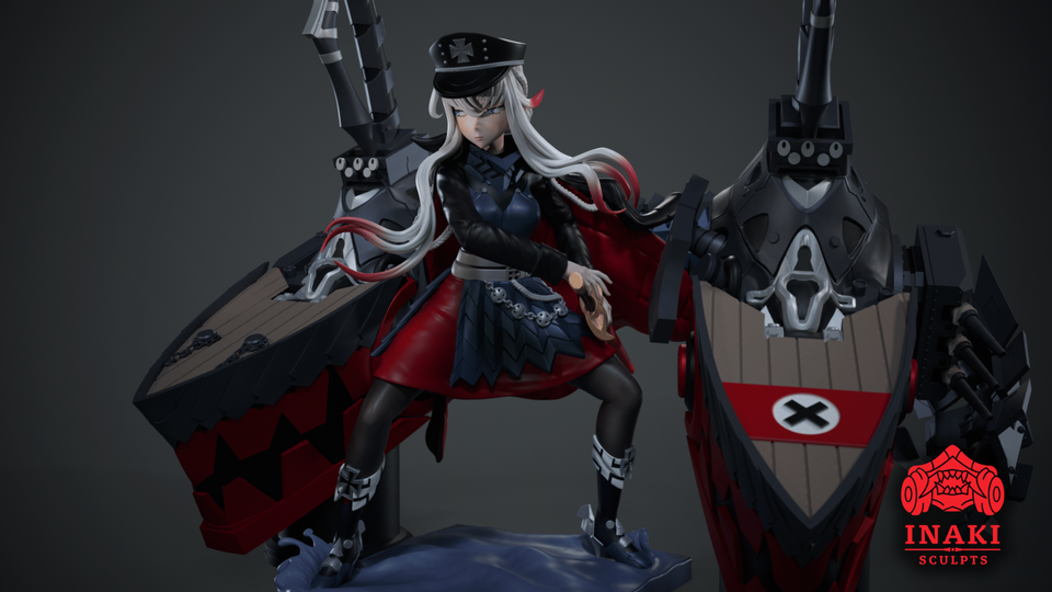 Odin Azur Lane Resin Statue 1/8 Scale | Anime Girl Figure Garage Kit ...