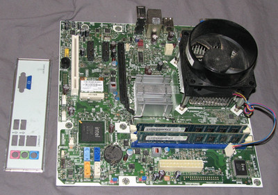 HP Pegatron HIG41 uATX Motherboard Bundle Pentium E5800 CPU DDR3 RAM ...