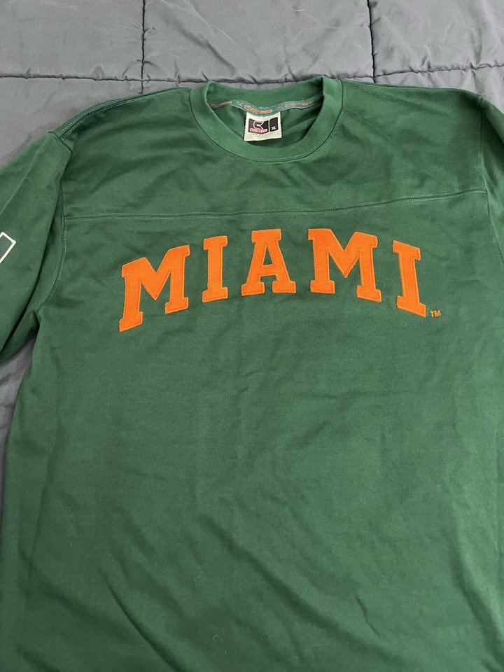 Vintage Miami Hurricanes spirit jersey XL — mint, classic team style | eBay