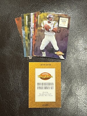 1994 Skybox NFL Quarterback Update Bonus Set 1-10 Warren Moon | eBay