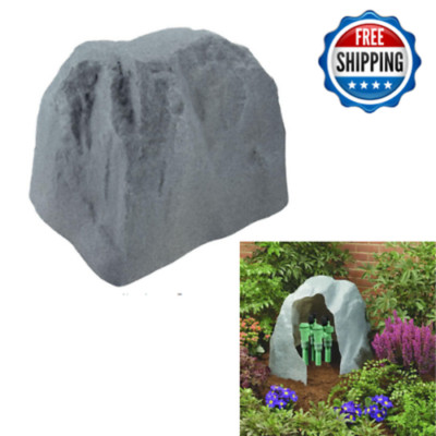 Outdoor Landscape Rock Boulder Fake Stone Sprinkler Valve Box Cover ...