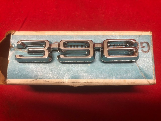 3853679 NOS GM 1969-70 CHEVELLE 396 FENDER EMBLEMS for sale online | eBay