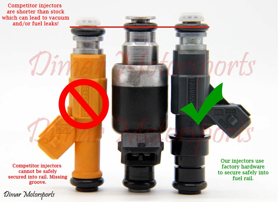 24lb Upgrade Flow Matched Fuel Injector Set Fits 5.7L TPI LT1 LT5 LT94 ...