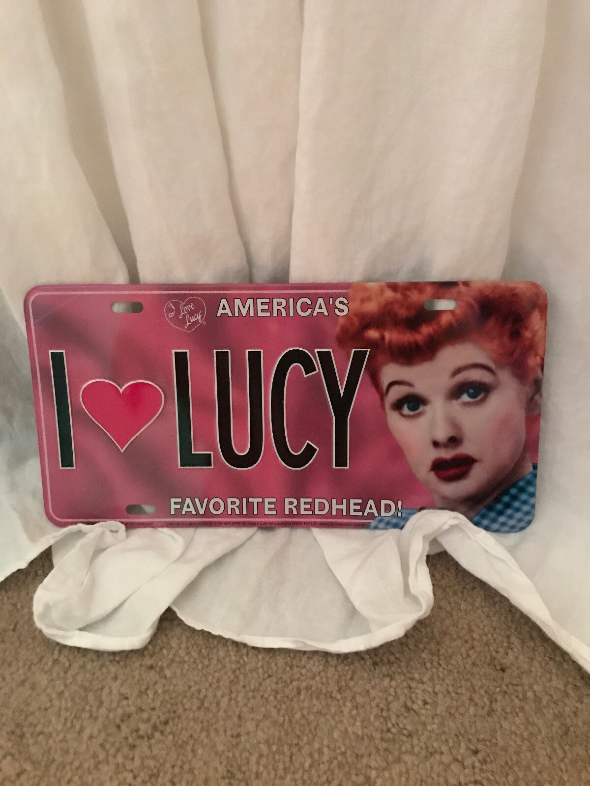 I Love Lucy License Plate | eBay