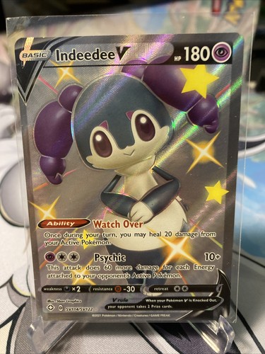 Indeedee V - SV114/SV122 - Shining Fates - Pokemon Card (COMBINED POST ...